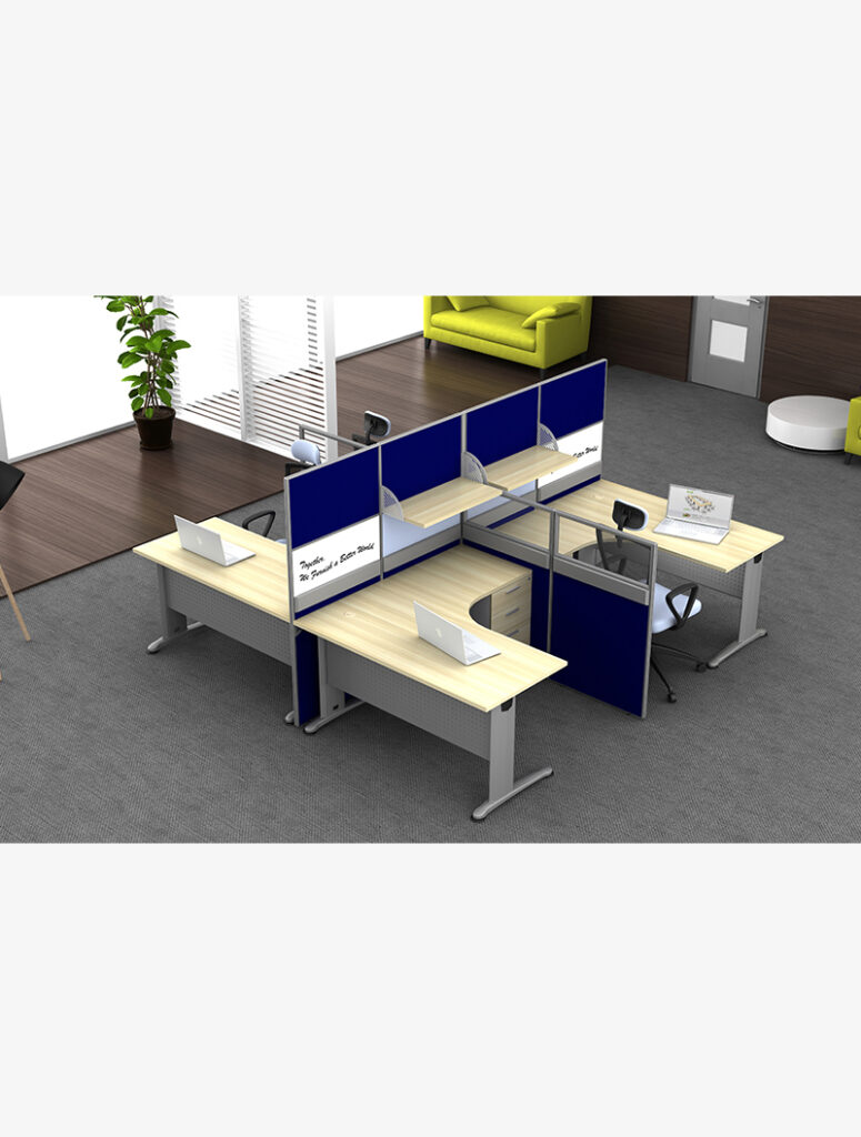Workstation Cluster of 4 - IDEES Office System